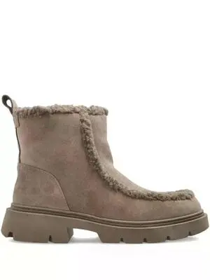 Inuikii Shearling-trim Ankle Boots