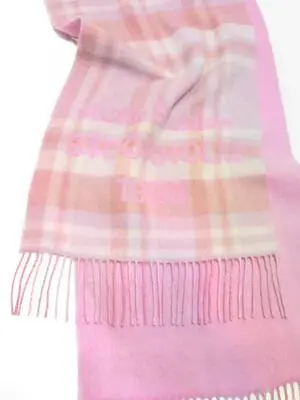 Acne Studios Check Fringed Scarf