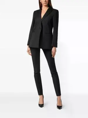 Philipp Plein Embroidered Single-breasted Blazer