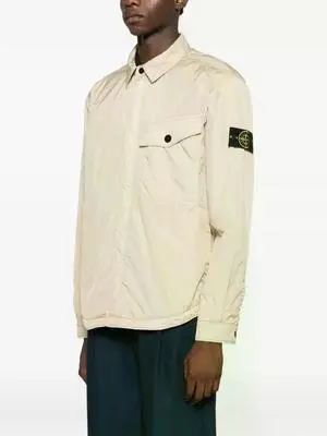 Stone Island Buttoned Flap-pocket Shirt