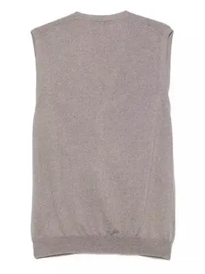 GRAN SASSO V-neck Buttoned Vest