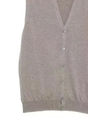 GRAN SASSO V-neck Buttoned Vest