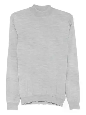 ZANONE Mock-neck Long-sleeve Sweater - Grey