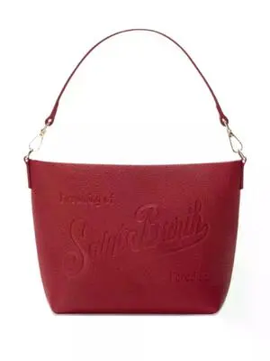 MC2 SAINT BARTH Aline Embossed Logo Tote - Red