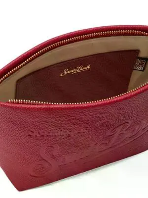 MC2 SAINT BARTH Aline Embossed Logo Tote - Red