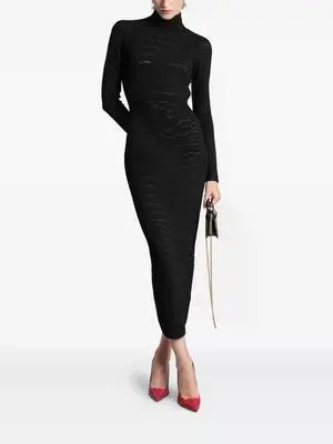 Balmain Open-back Midi Dress