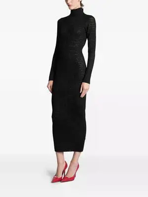 Balmain Open-back Midi Dress