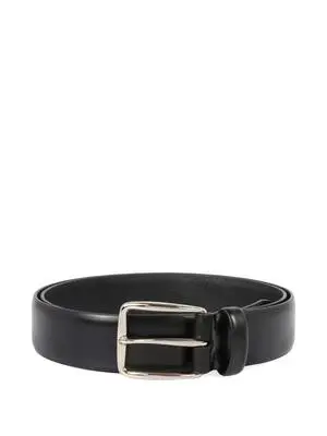 SLOWEAR Leather-buckle Belt - Black