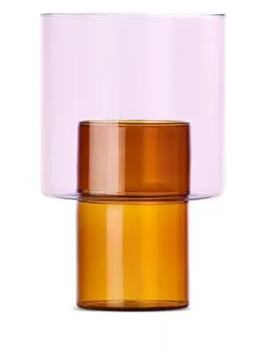 ICHENDORF MILANO Stacked Cylinder Vase - Pink