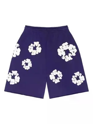 DENIM TEARS Track Shorts - Purple