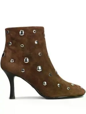 Lola Cruz Studded-heel Boots