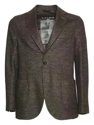 CIRCOLO 1901 Two-button Blazer - Brown