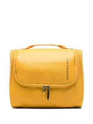 MANDARINA DUCK Logo-print Wash Bag - Yellow