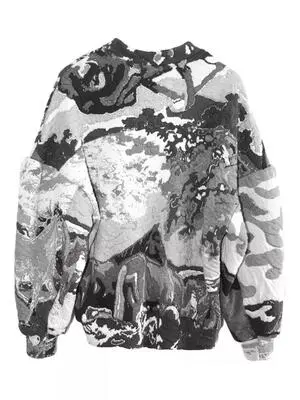 ANNTIAN Jacquard Graphic Sweatshirt