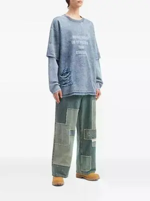 MUSIUM DIV. Distressed Layered Sweater