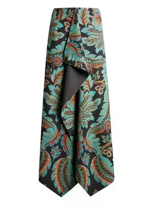 Etro Printed Midi Skirt