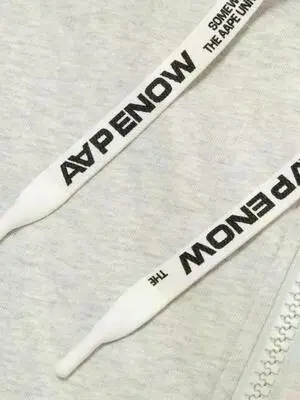 AAPE BY *A BATHING APE Logo Appliqué Zip Hoodie