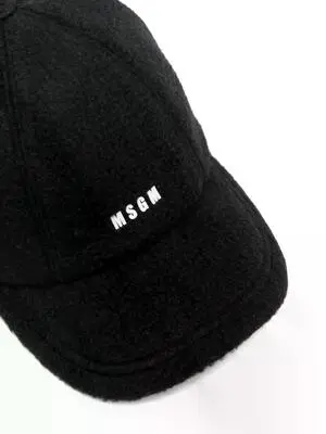 MSGM Logo Baseball Cap - Black