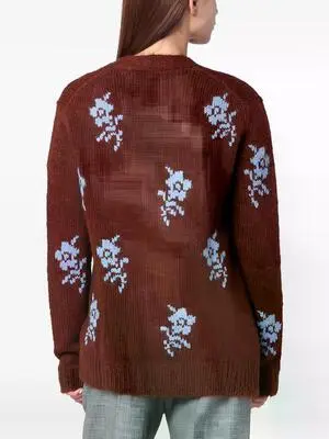 JIL SANDER Floral-print Cardigan
