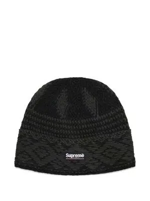 Supreme Logo-patch Beanie - Black