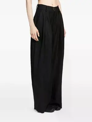 UMA WANG Curved-leg Trousers