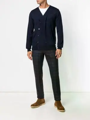 PAOLO PECORA Double-breasted V-neck Cardigan