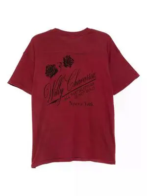 WILLY CHAVARRIA Rose-print T-shirt
