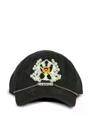 BARROW Pearl-embellished Baseball Cap - Black
