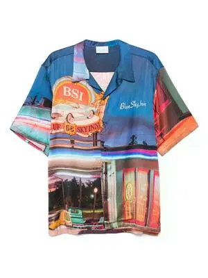 Blue Sky Inn Collared Shirts For Men