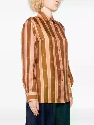 Zimmermann Stripe Floral-print Shirt