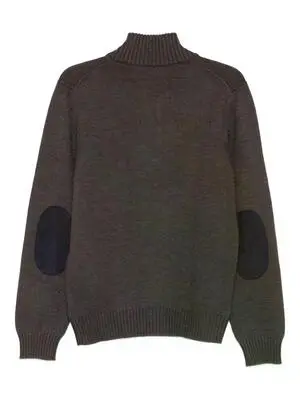 FAY Ribbed High Neck Sweater