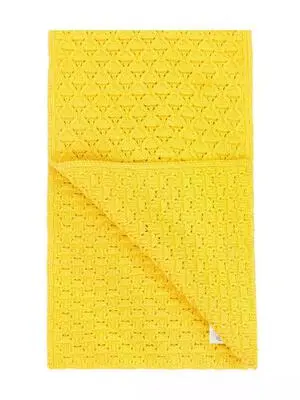 Aimé Leon Dore Eyelet-knit Scarf - Yellow