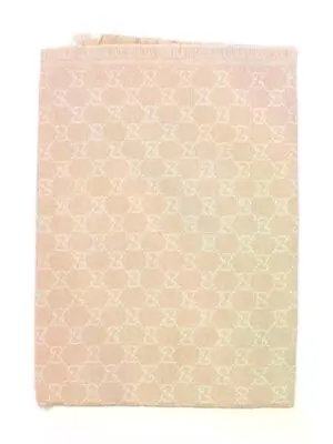 Gucci Gg-jacquard Scarf - Pink