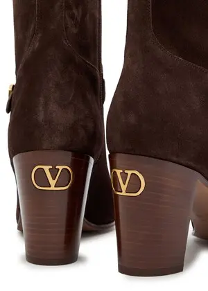 Valentino Garavani Pattie Suede Ankle Boots