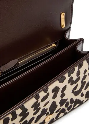 Valentino Garavani Vain Small Cow-print Shoulder Bag - Leopard