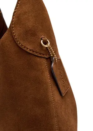 Coach Brooklyn 39 Suede Shoulder Bag - Brown