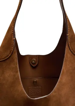 Coach Brooklyn 39 Suede Shoulder Bag - Brown