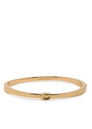 Coach Logo Bangle - Gold