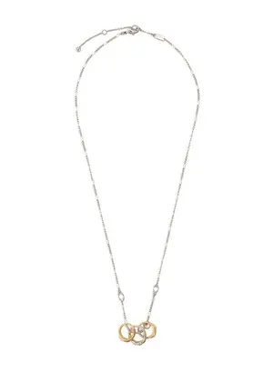COACH Signet Ring Two-tone Necklace
