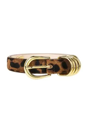 DEHANCHE Hollyhock Animal Print Belt