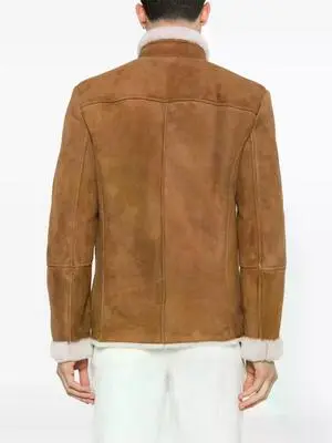 ERALDO Sinner Shearling-trimmed Suede Jacket