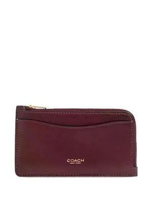 COACH Zip-around Wallet - Red