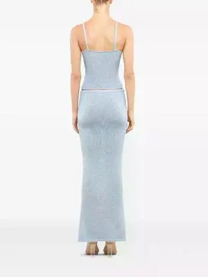 ASTA RESORT Carolina V-neck Top - Blue