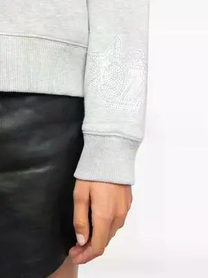 Zadig&Voltaire Mira Sweatshirt With Rhinestone Embellishments