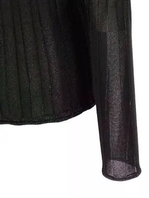 Fabiana Filippi Ribbed Lurex Sweater - Black