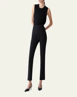 Carolina Herrera Sequined Wool-blend Tank Top