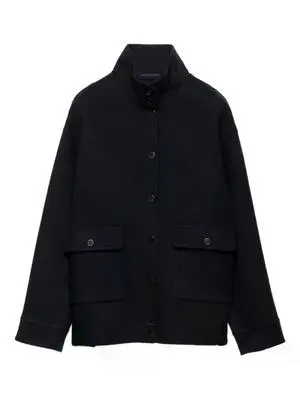 Prada Buttoned Reversible Jacket - Blue