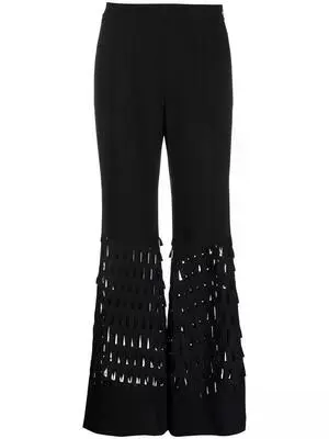 Alberta Ferretti Frill Pants For Women