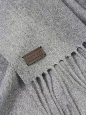 Canali Fringed Cashmere Scarf