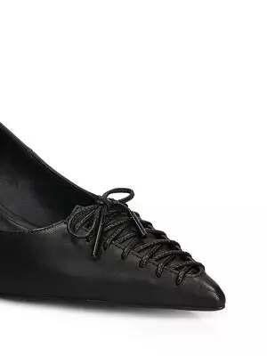Lola Cruz 55mm Navari Lace-up Pumps